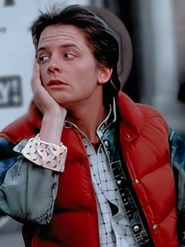 Marty McFly Puffer Vest | Back To The Future Marty Vest