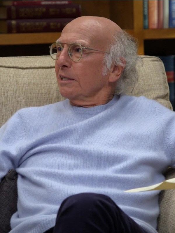 Curb Your Enthusiasm Larry David Blue Sweater